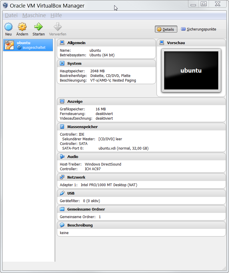 VirtualBox scheinbar zu wenig Leistung Bild - 2014 09 09 18 56 33 ...